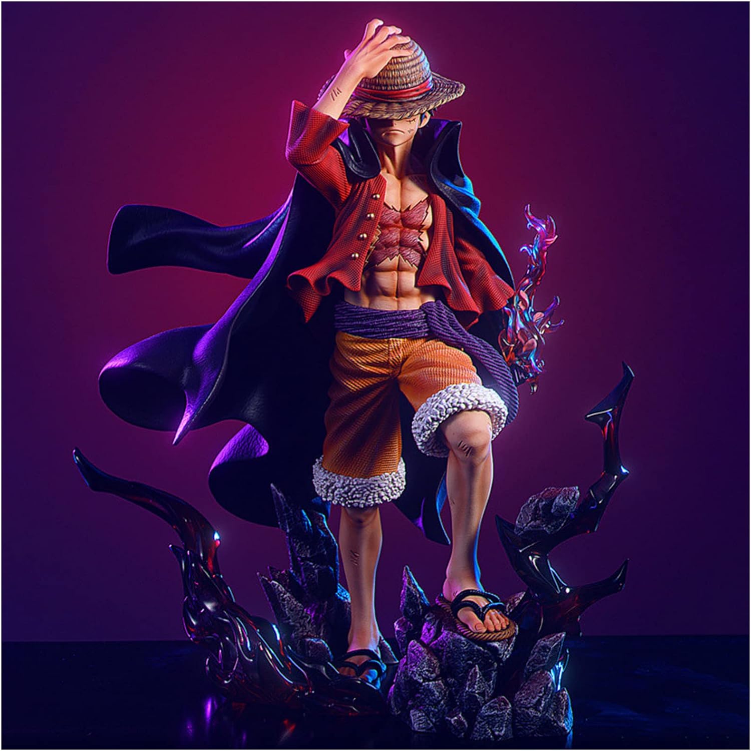 Amazon.com: MASEKE Luffy Figure, Anime Figure Collection Model Toy ...