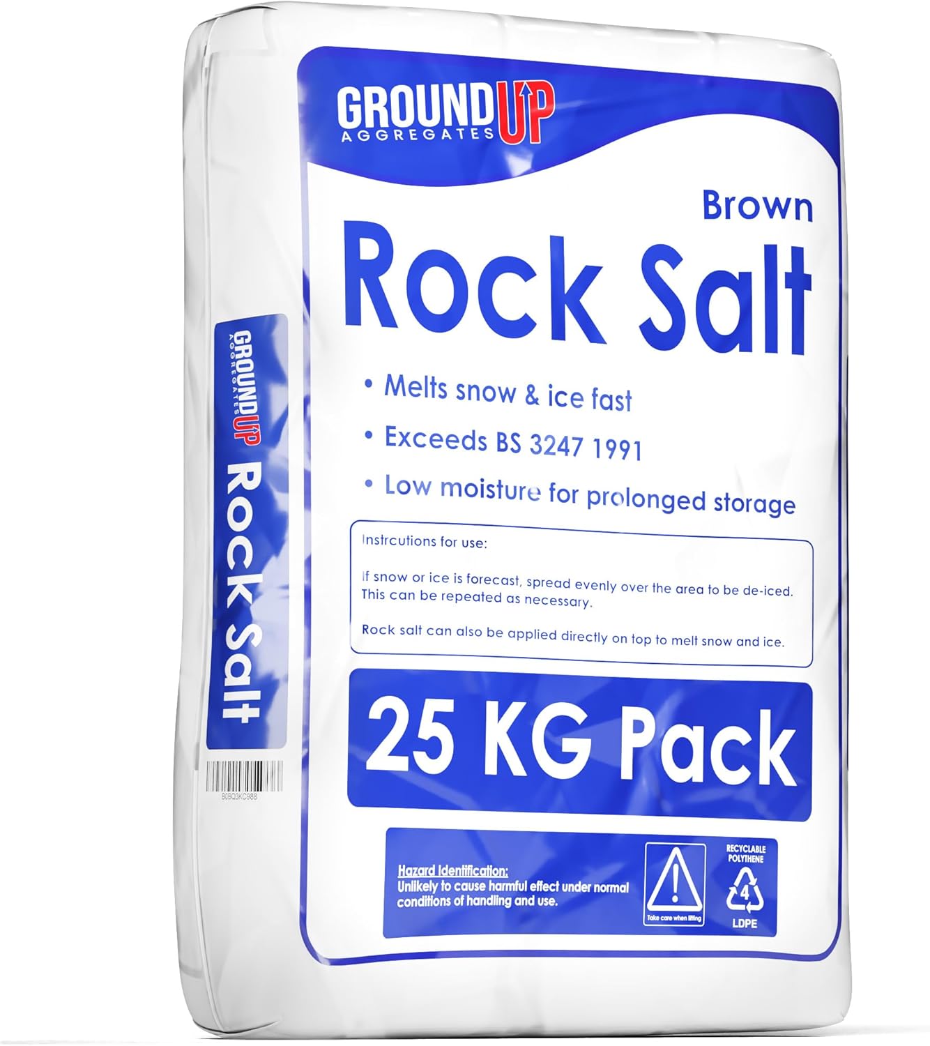 AP Automotive 25KG Brown Rock Grit Salt - De-Icing Salt for Paths ...