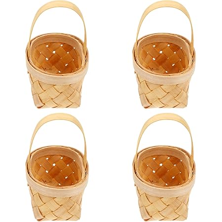 Amazon.com: Vintiquewise Small Round Natural Woodchip Wooden Decorative ...