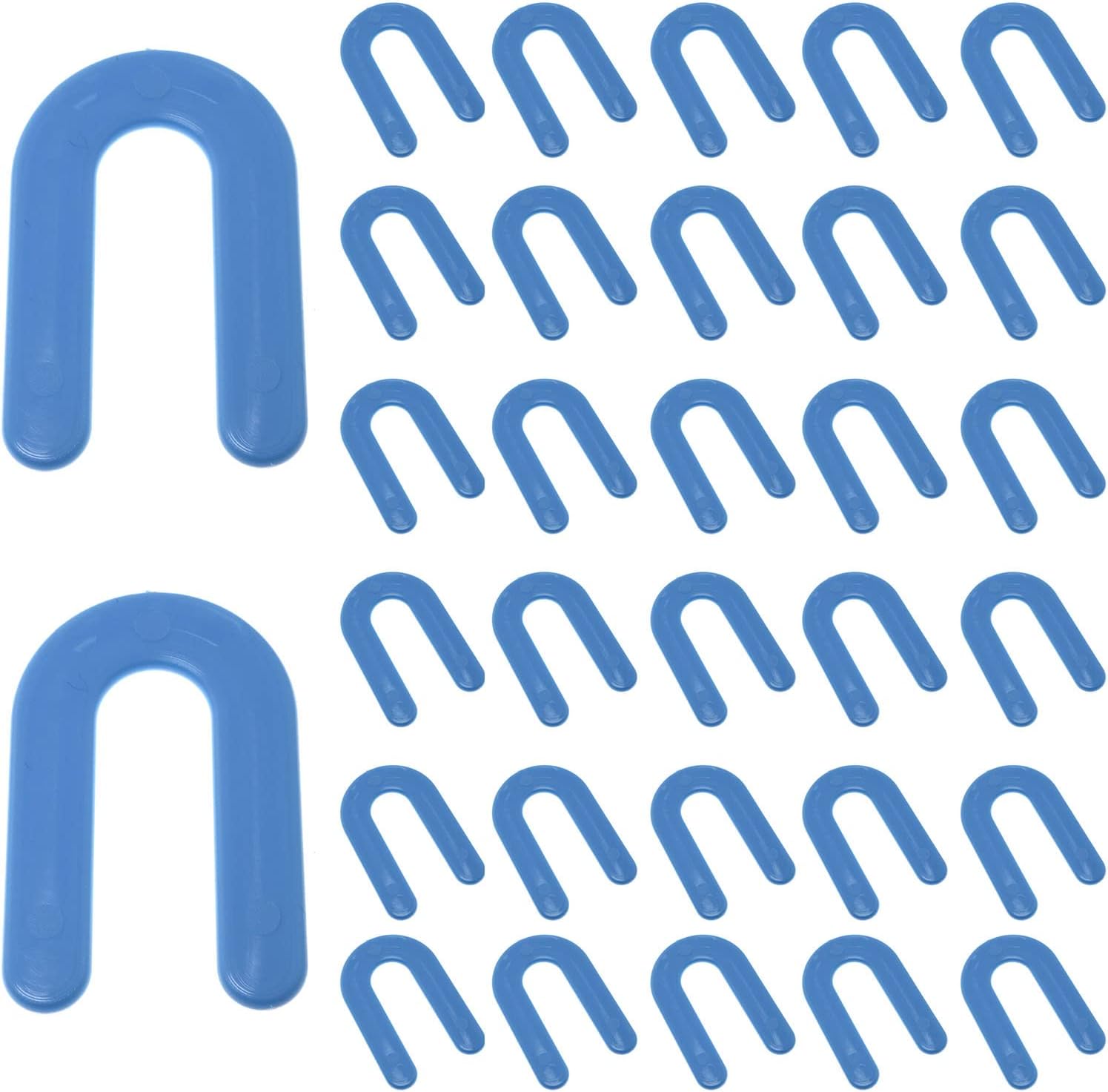 Horseshoe Shim Tile Spacers DZS ELEC 100PCS 1/16 Inch U Shape Plastic ...