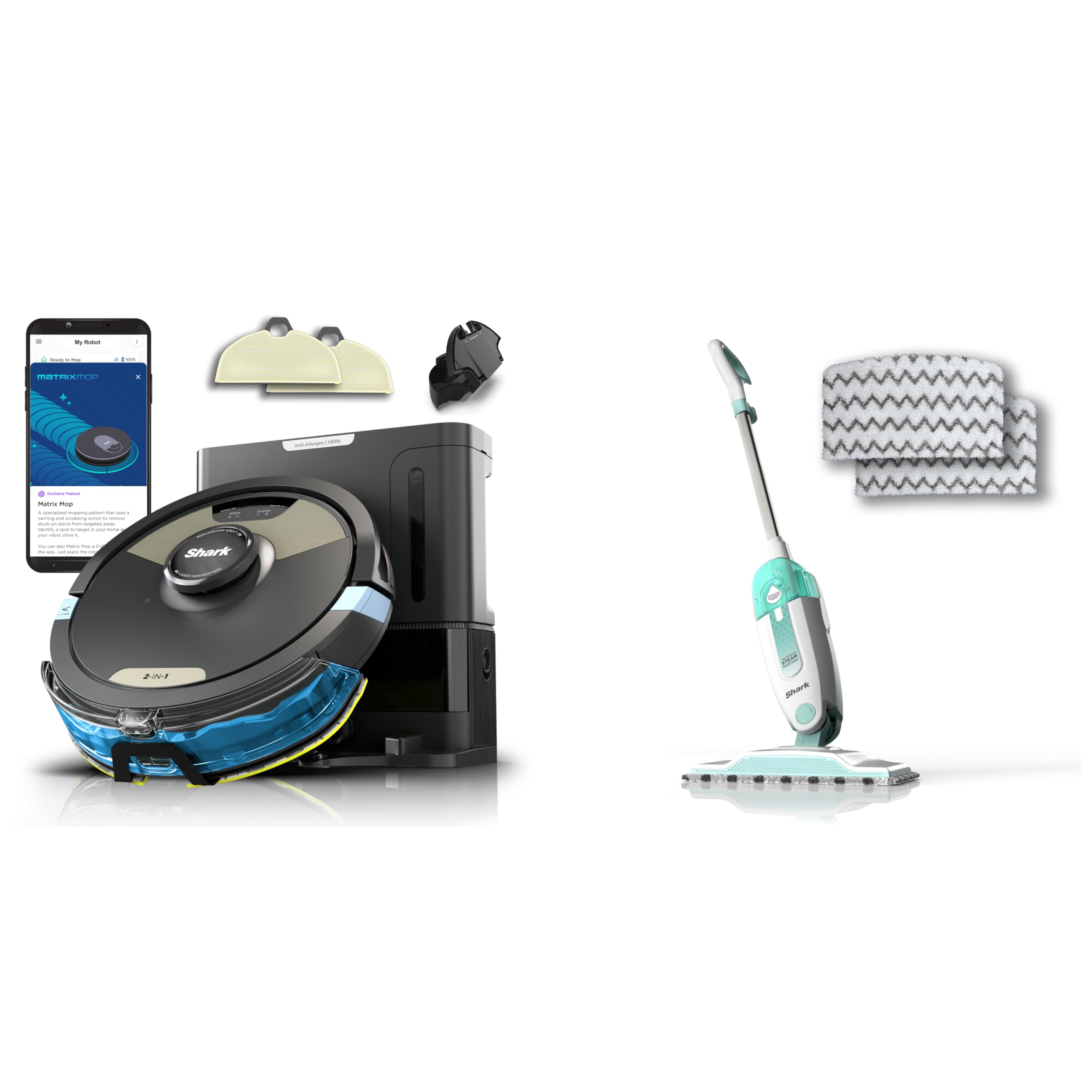 Amazon.com - Shark Matrix Plus 2in1 Robot Vacuum & Mop with Sonic ...