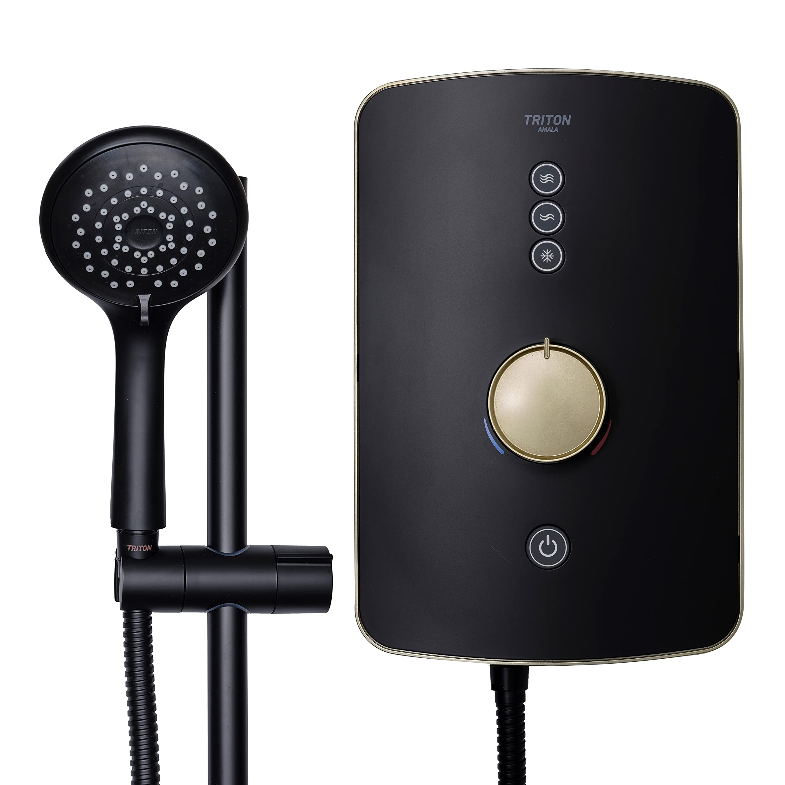 Triton Showers Amala Metallic | Shower Electric | 8.5 KW I Black I ...