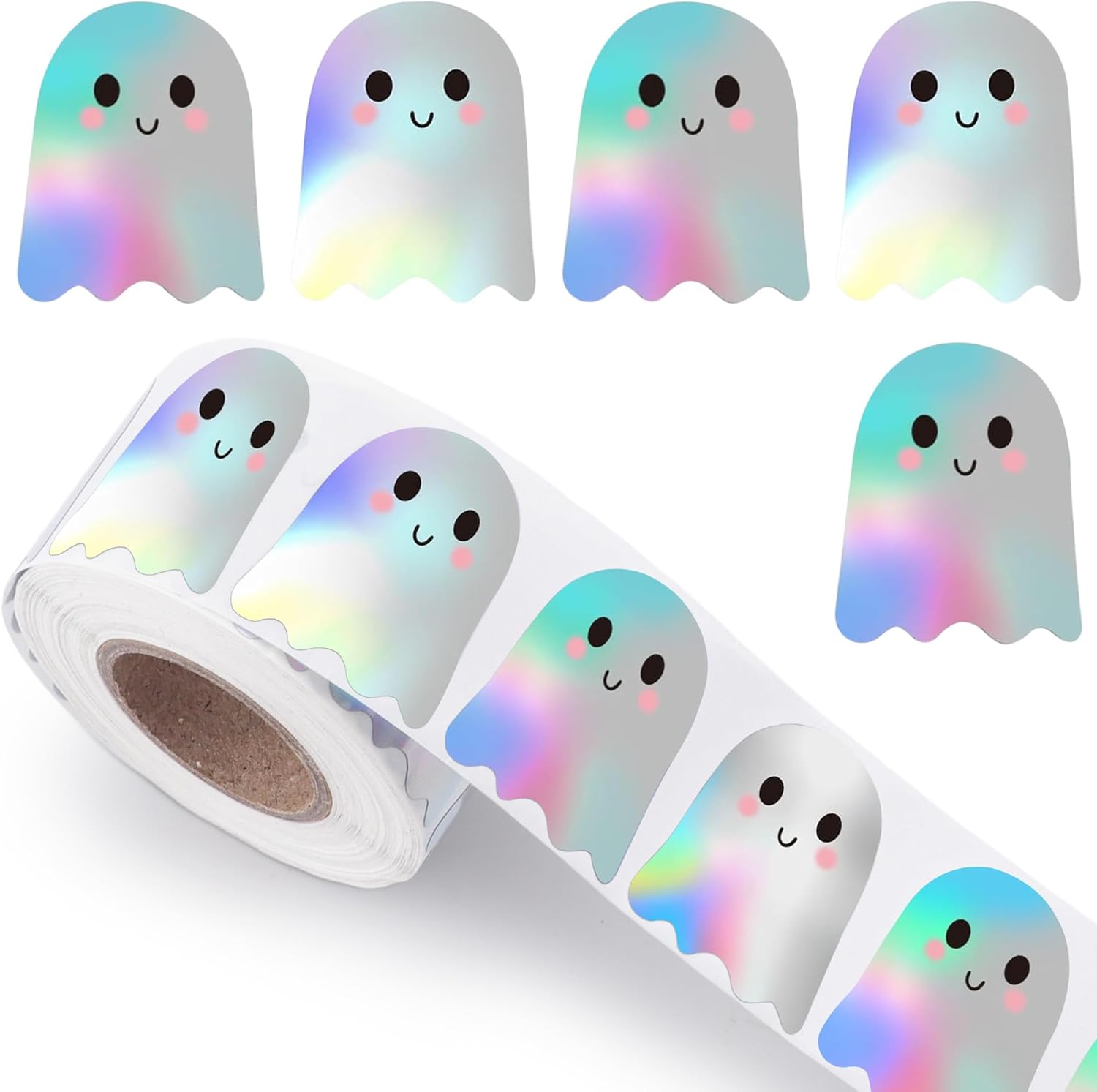 Amazon.com: Ghost Stickers, Halloween Stickers for Kids, 500Pcs 1.3 ...
