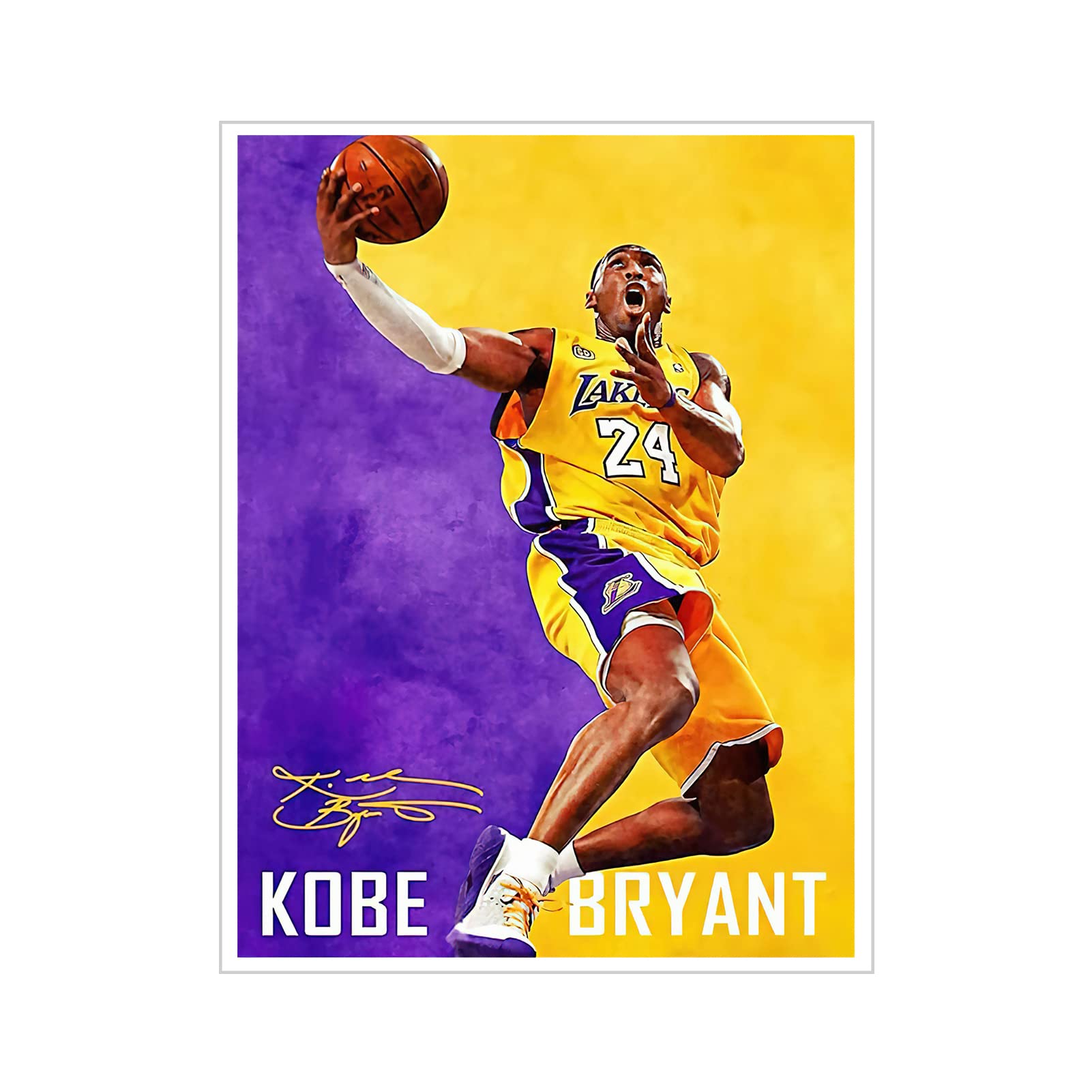 Kobe Bryant Poster 25x36 Kobe Bryant Poster Art Posters