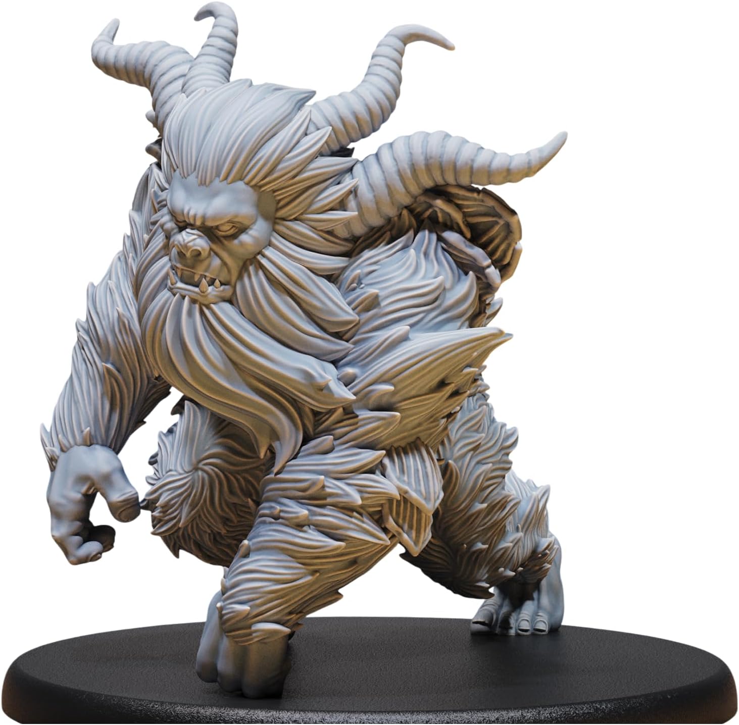 Amazon.com: Unpainted DND Old Abominable Snowman Chasing Miniature ...