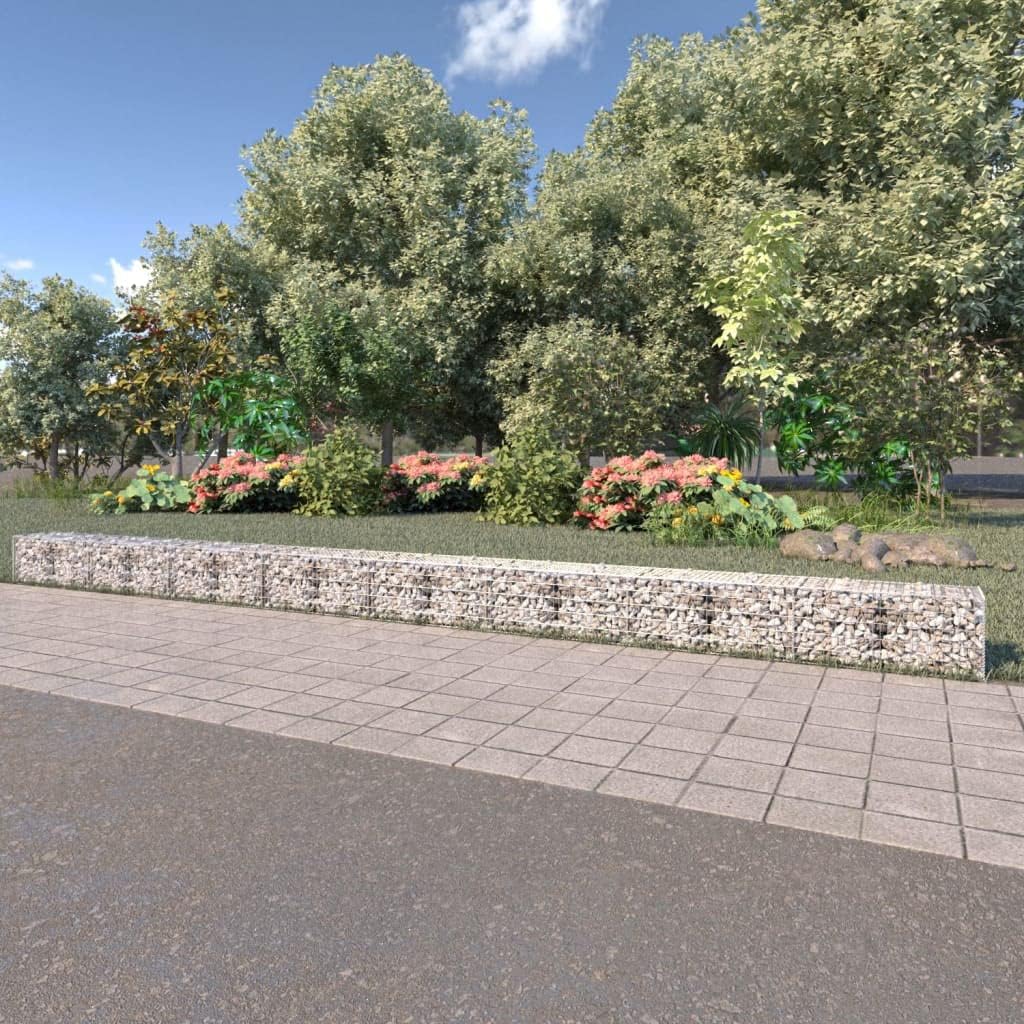 Amazon.com : CUMYZO Gabion Raised Bed,Gabion Cages Basket Steel Woven ...