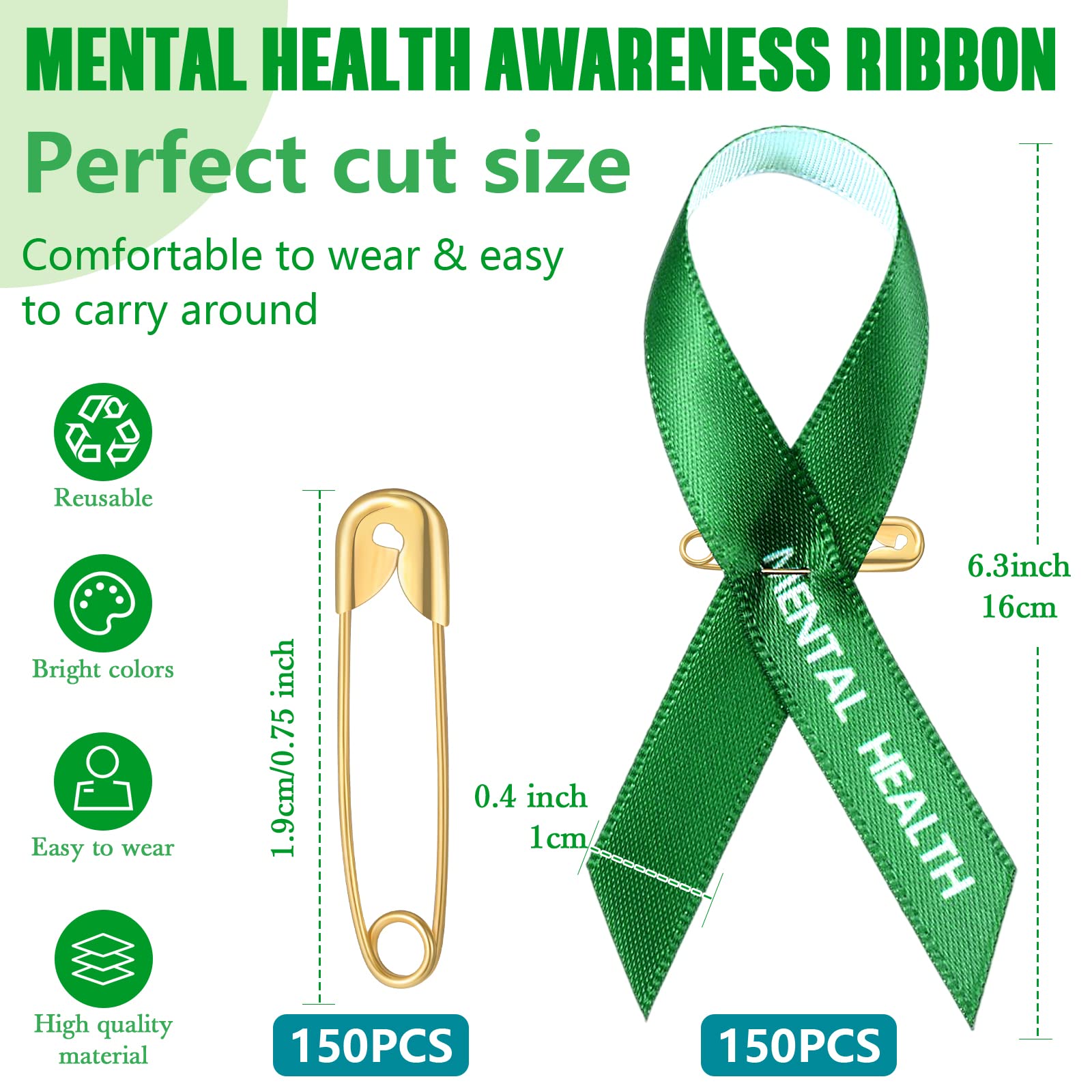 Mental Health Awareness Ribbon Color