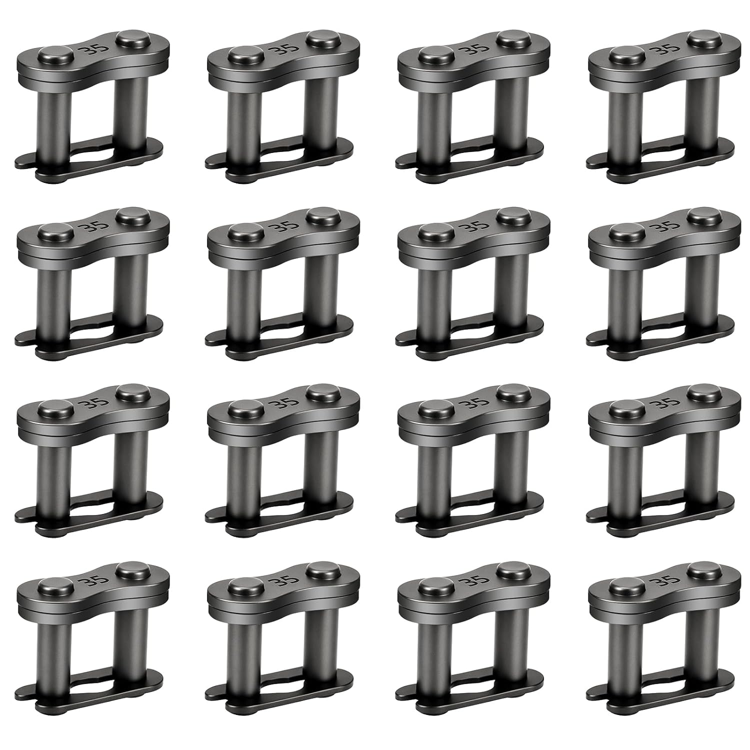Amazon.com: 16 PCS #35 Chain Master Link, Manganese Steel Bike Chain ...