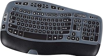 Amazon.com: Keyboard Cover for Logitech K350 MK570 MK550 Keyboard Skin ...