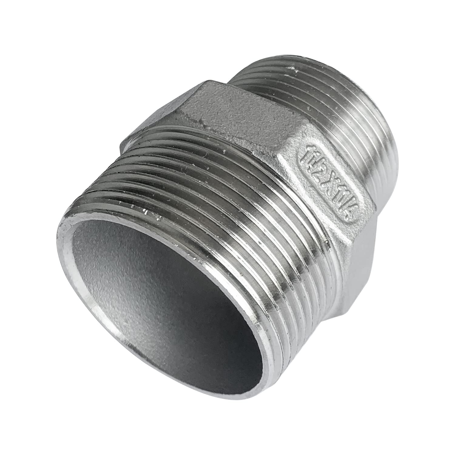 Snapklik.com : LOZOME 1-1/2"x1-1/4" Male Hex Nipple Threaded Reducer ...