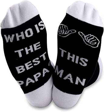 Amazon.com: Novelty Socks For Papa Father's Day Gift Papa Gift Birthday ...