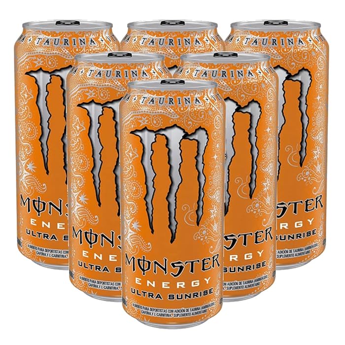 Amazon - Pack de Energético Monster Dragon Pêssego 473ml 6 unidades - R ...