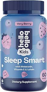 Amazon.com: Hello Bello Kids’ Sleep Smart Vegan Gummies with 1mg ...