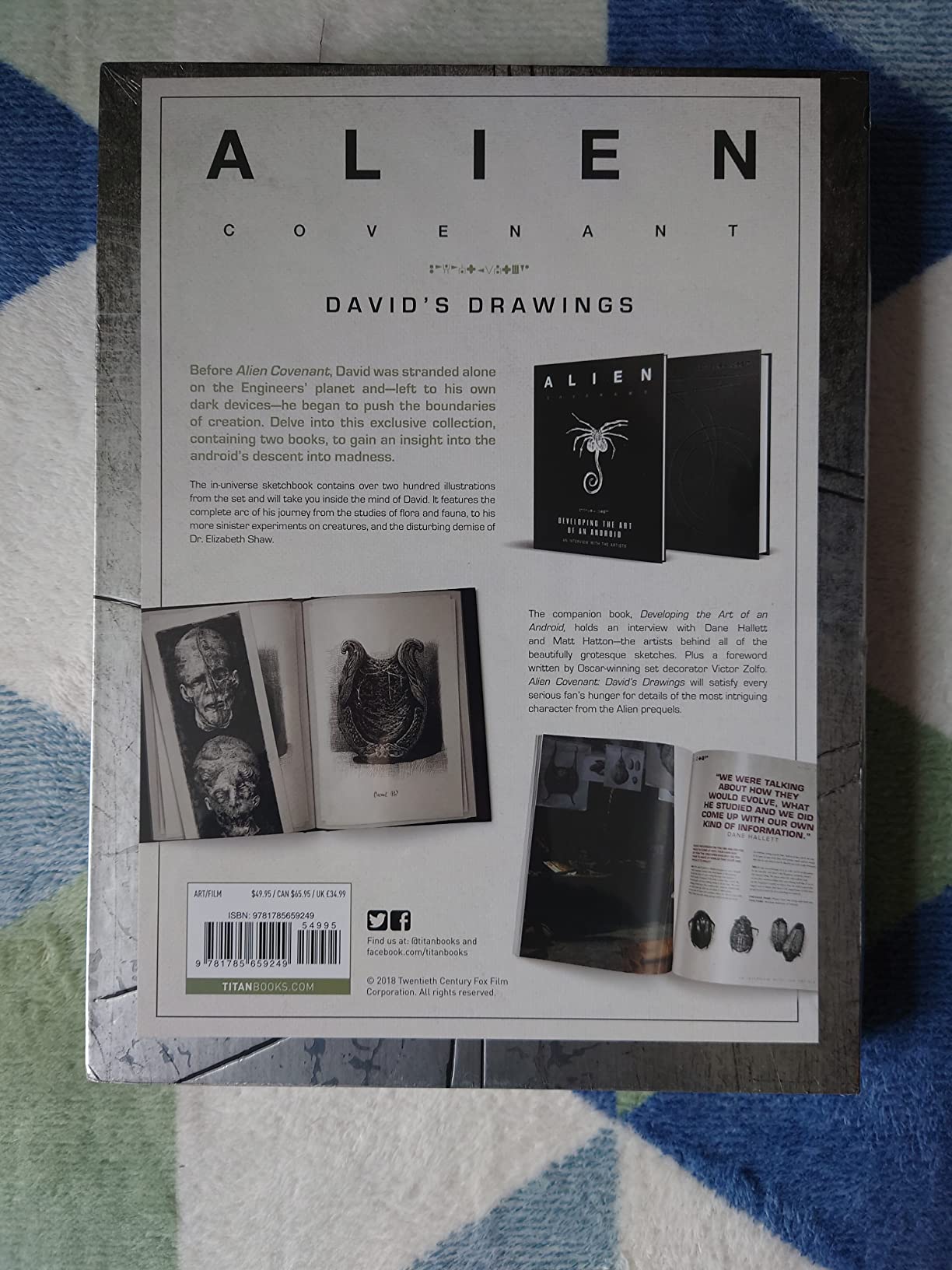 Amazon | Alien Covenant: David s Drawings | Hallett, Dane, Hatton, Matt ...