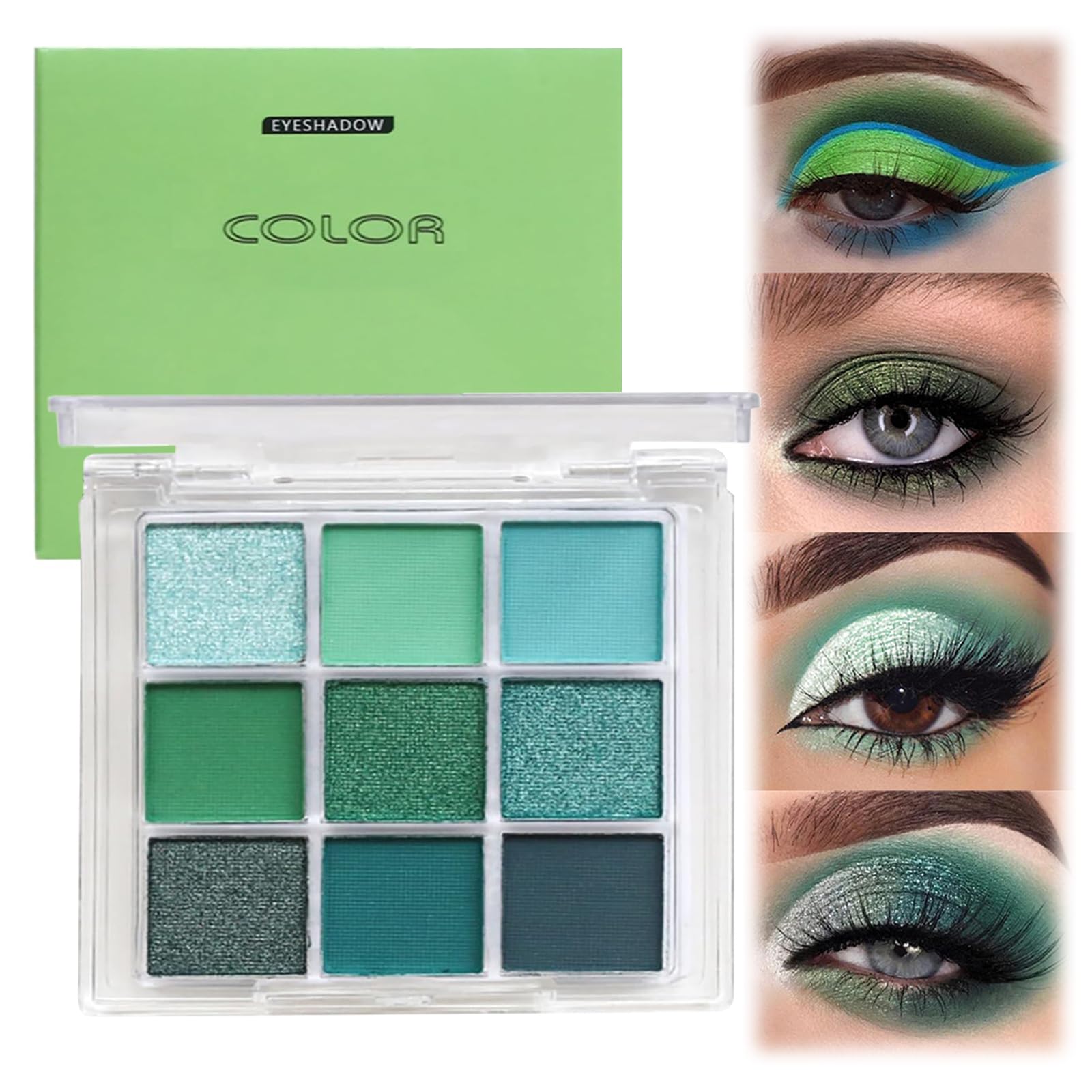 Green Eyeshadow Glitter Green Eyeshadow Glitter Forest Emerald Green ...
