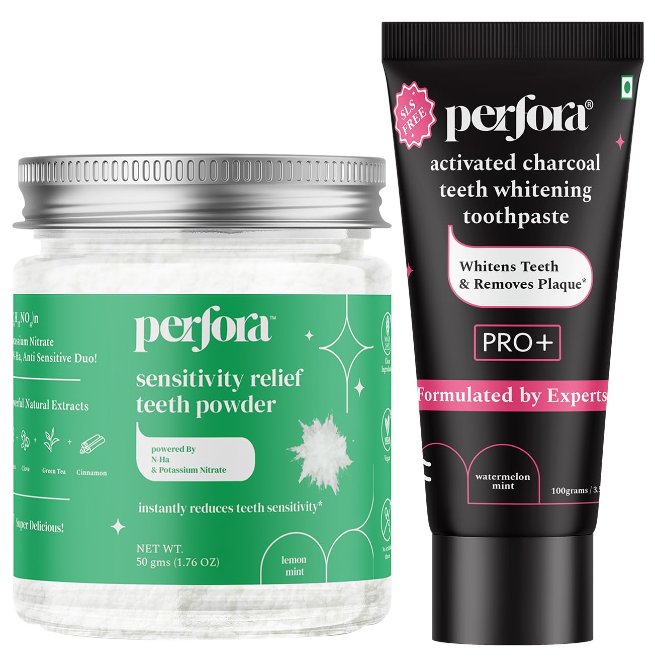 Perfora Teeth Whitening Kit | Activated Charcoal Teeth Whitening Toothpaste | Teeth Sensitivity ...