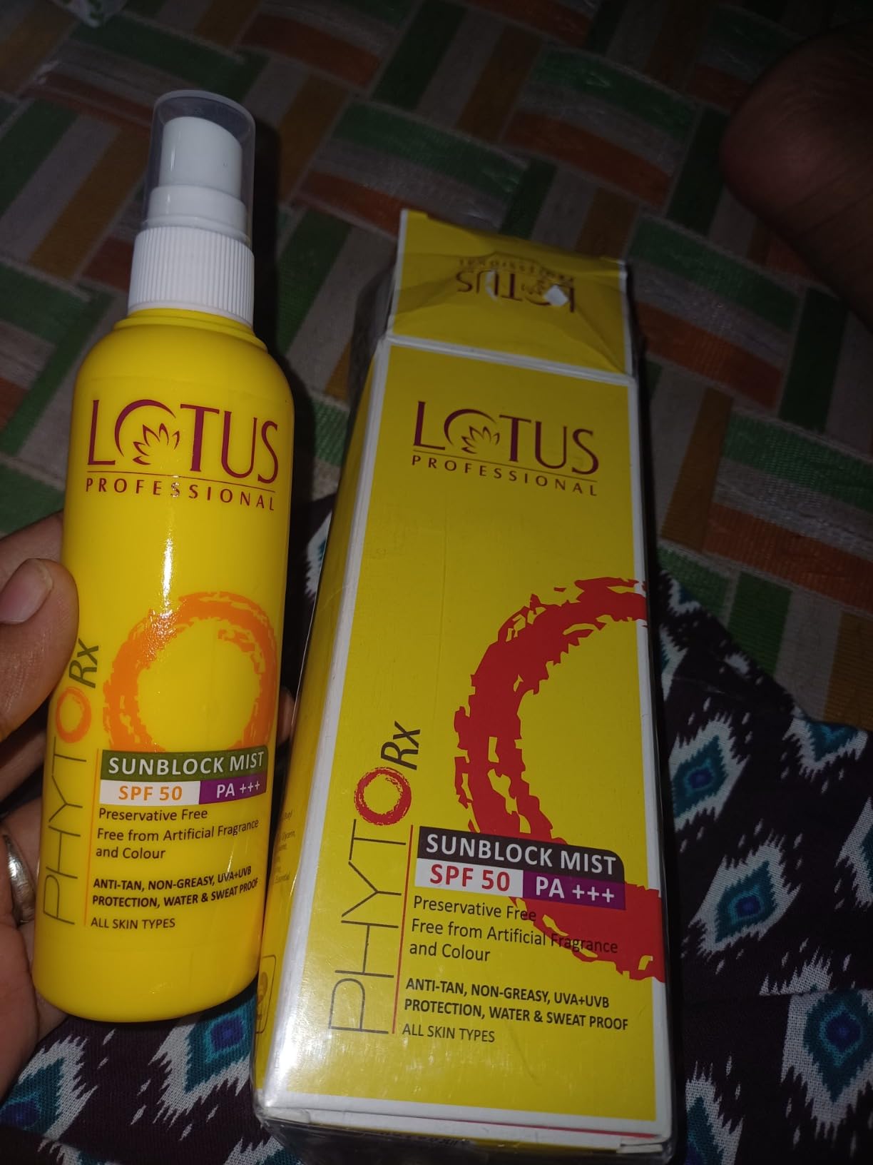 Lotus Professional PHYTORx SUNBLOCK MIST SPF 50 PA+++ | Non greasy ...