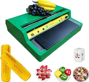 Amazon.com: 21”350W Commercial Film Wrapper Hand Wrapping Machine with ...