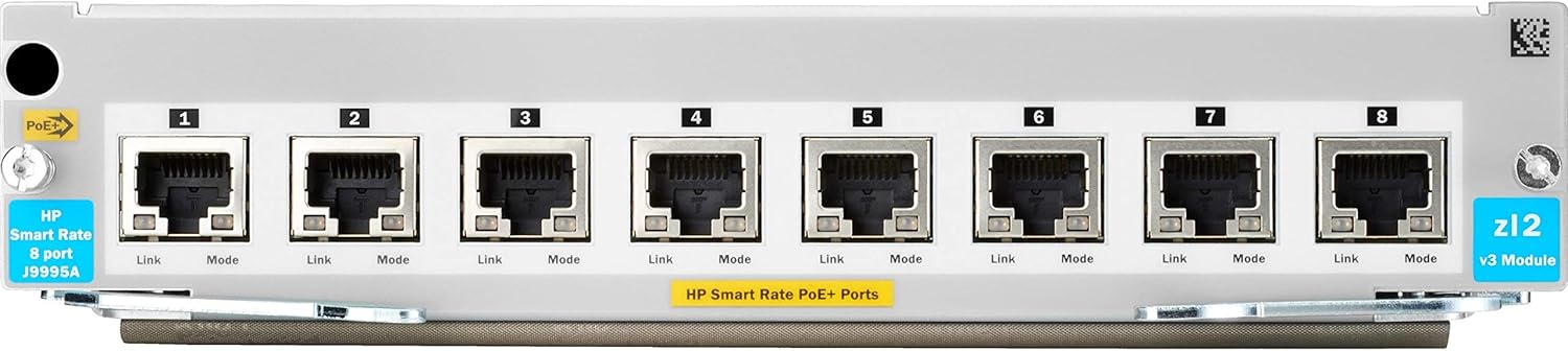 HP J9995A 8P 1/2.5/5/XGT PoE+ V3 ZL2L Módulo - J9995-61001 : Amazon.com ...