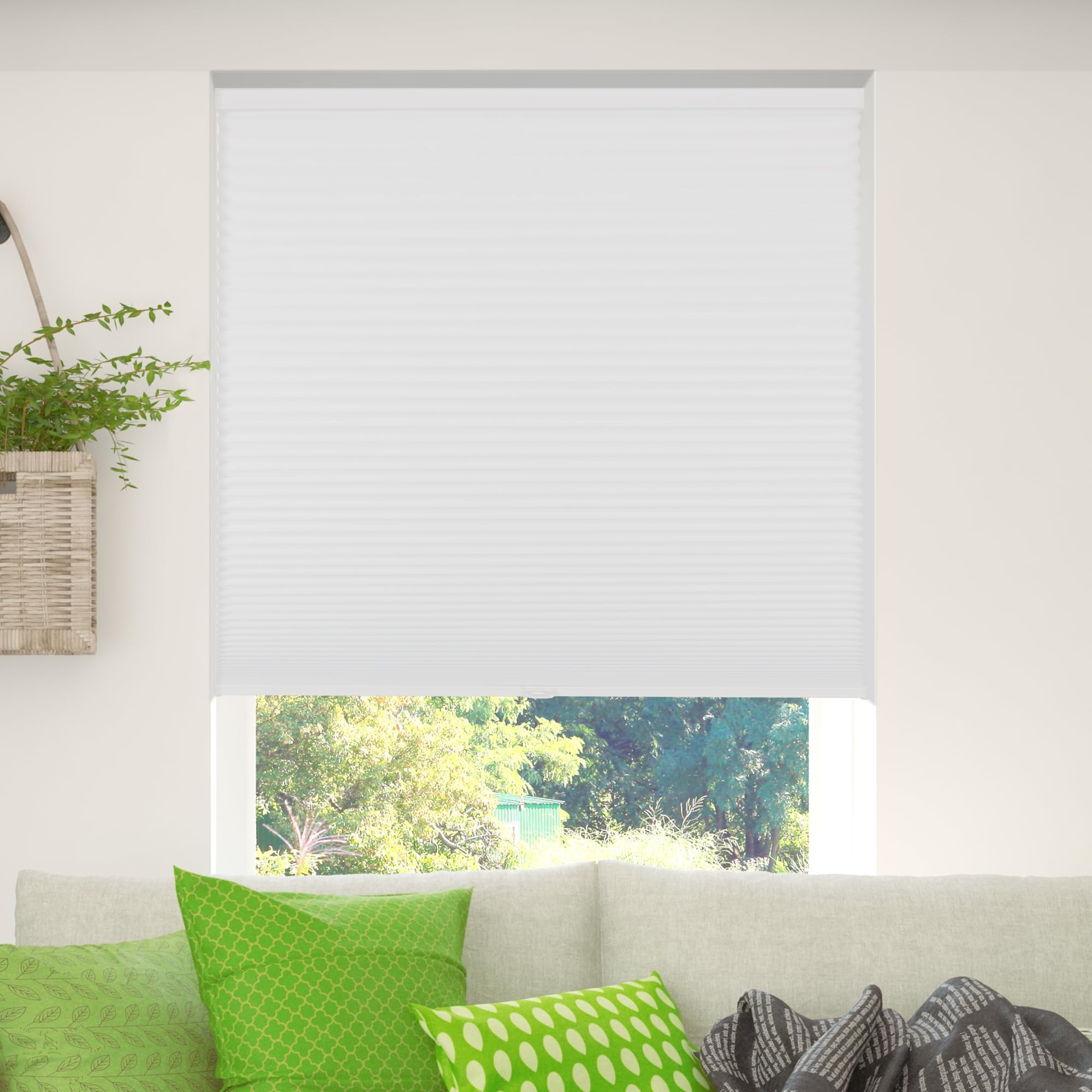 Amazon.com: LazBlinds Cordless Cellular Shades, Blackout Privacy Light ...