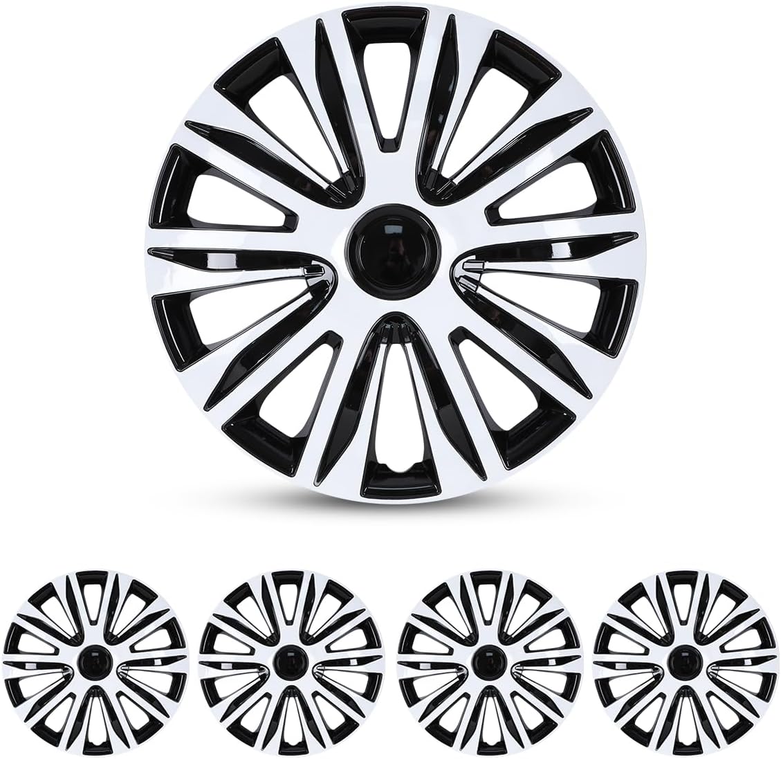 Amazon.com: CPW 15" Universal Wheel Rim Cover Hubcaps Snap On Car Truck ...