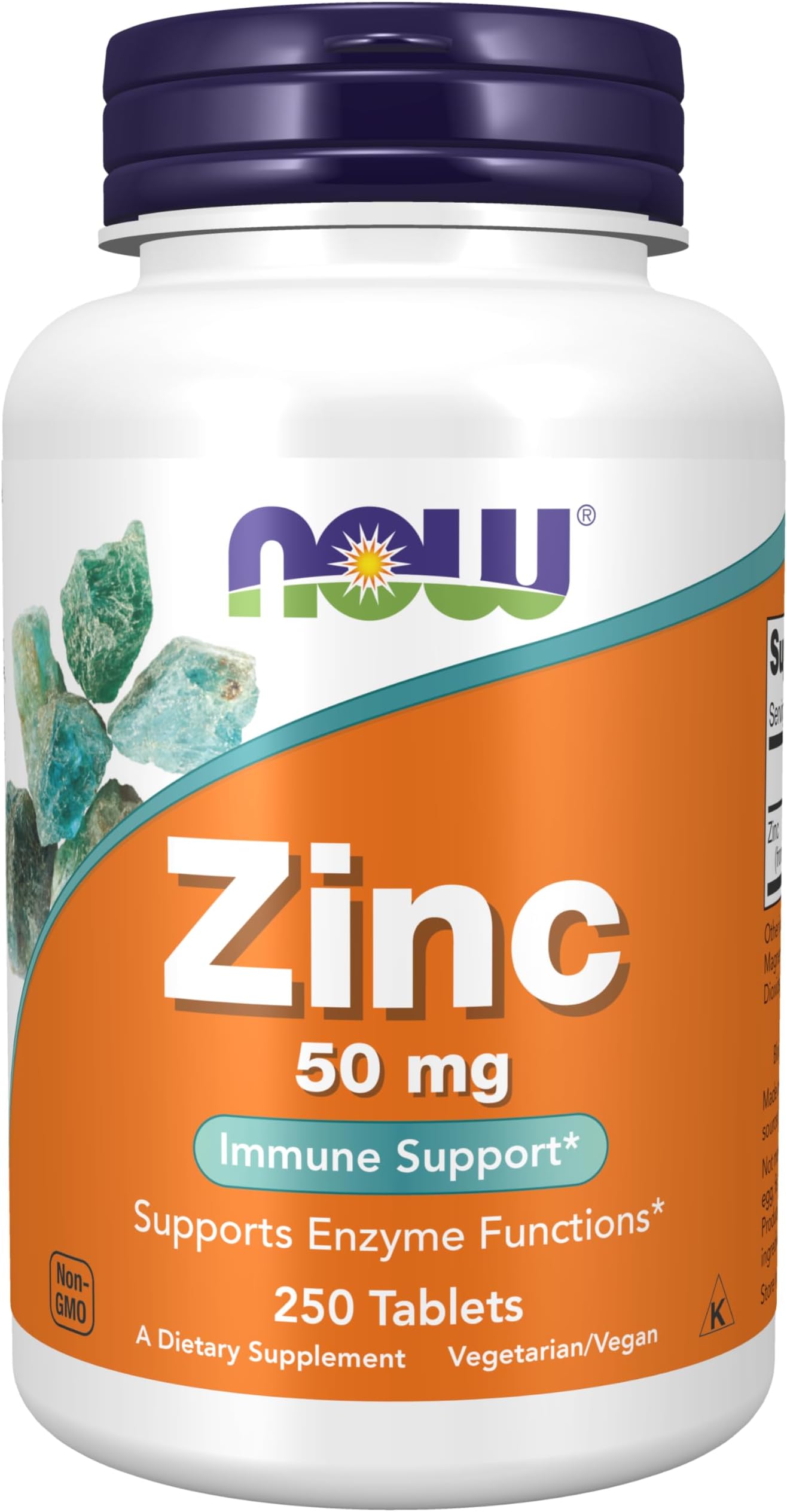 Amazon.com: Puritan's Pride Zinc 50 Mg to Support Immune Health Tablets ...