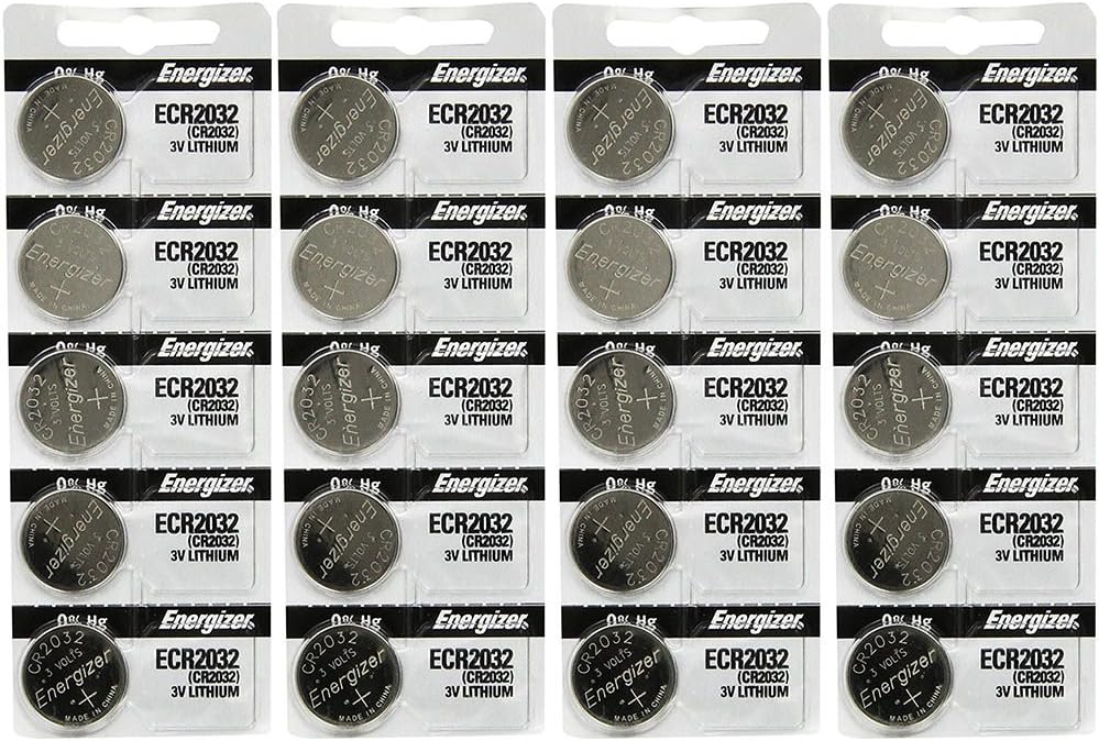 Amazon.com: Energizer 2032 Battery CR2032 Lithium 3v, 20 Batteries ...