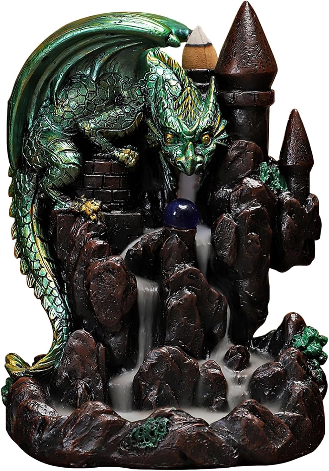 Amazon.com: Dragon Backflow Incense Burner, Waterfall Incense Burner ...