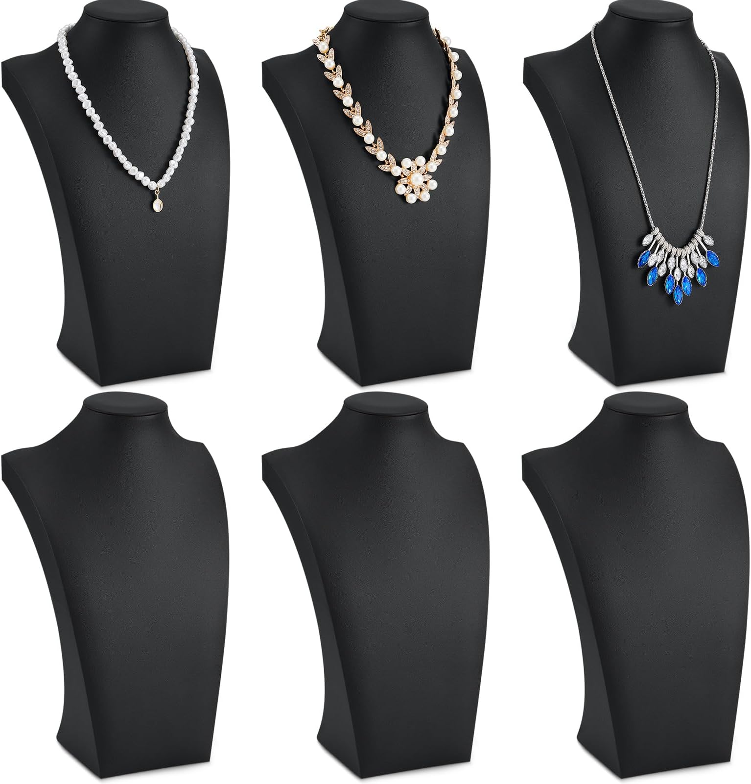 Amazon.com: Necklace Stand Green Pendant Chain Rack Bust Holder ...