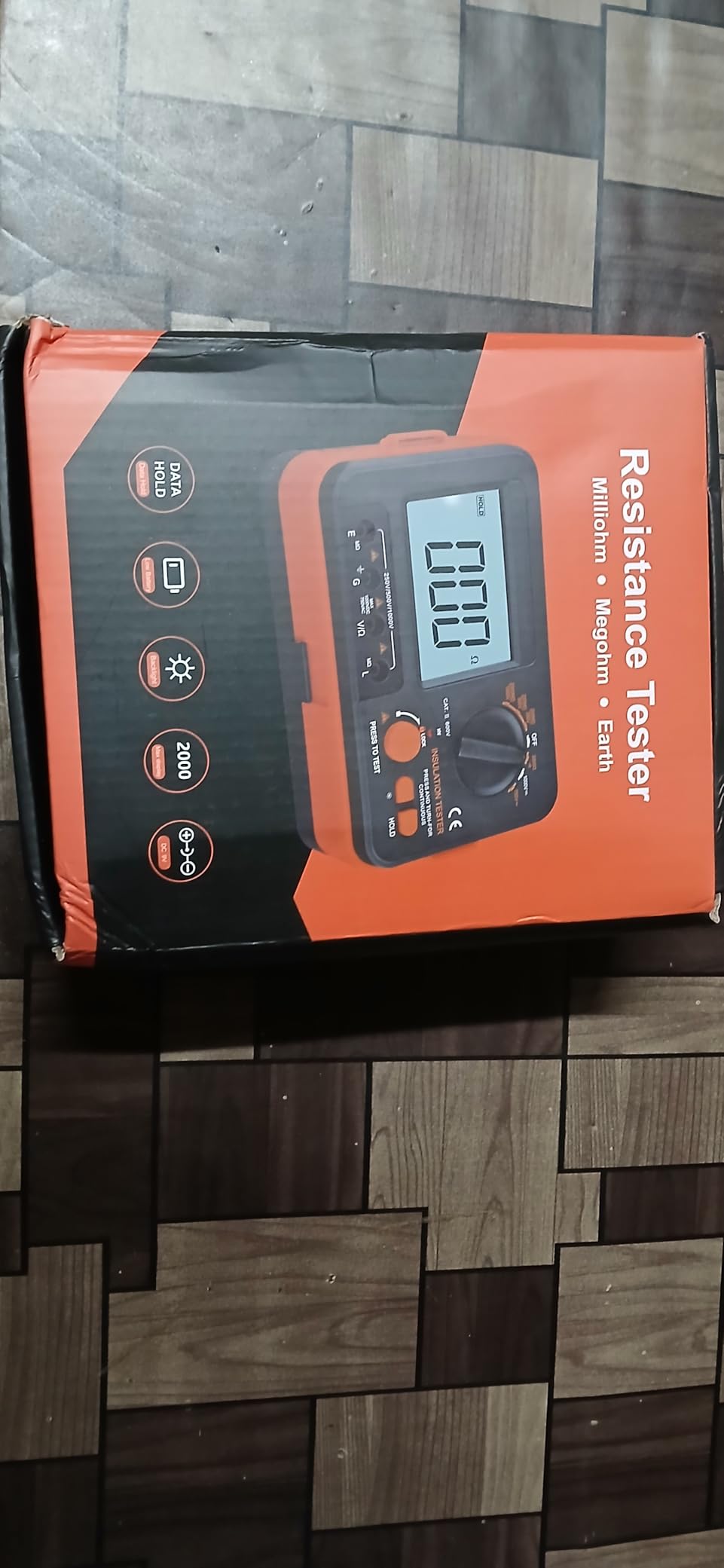 Meco-G Megohmmeter 1000V Insulation Resistance Tester, Electrical ...