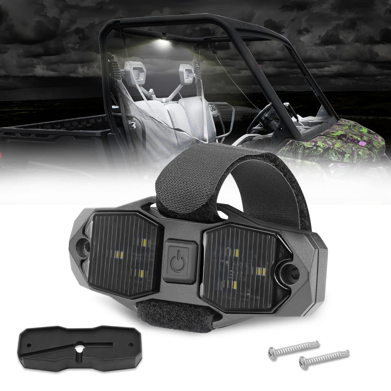 Buy Lumimotor UTV Interior Dome Light w/Switch Universal Roll Bar LED ...