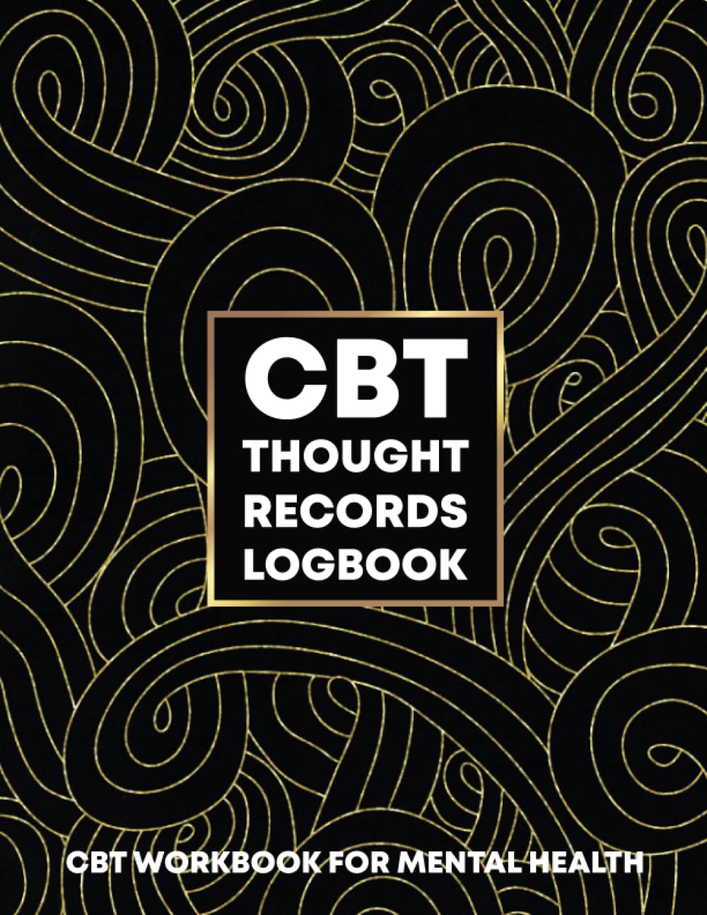 Buy CBT Thought Records Logbook: Train of Thought Book Record Journal ...