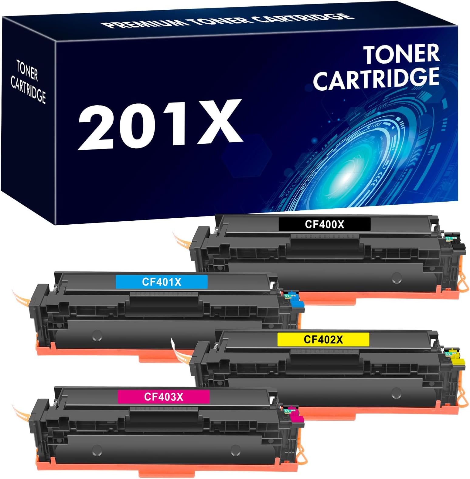 HP 201A CF400A, Cartuccia Toner Originale HP da 1420 Pagine ...