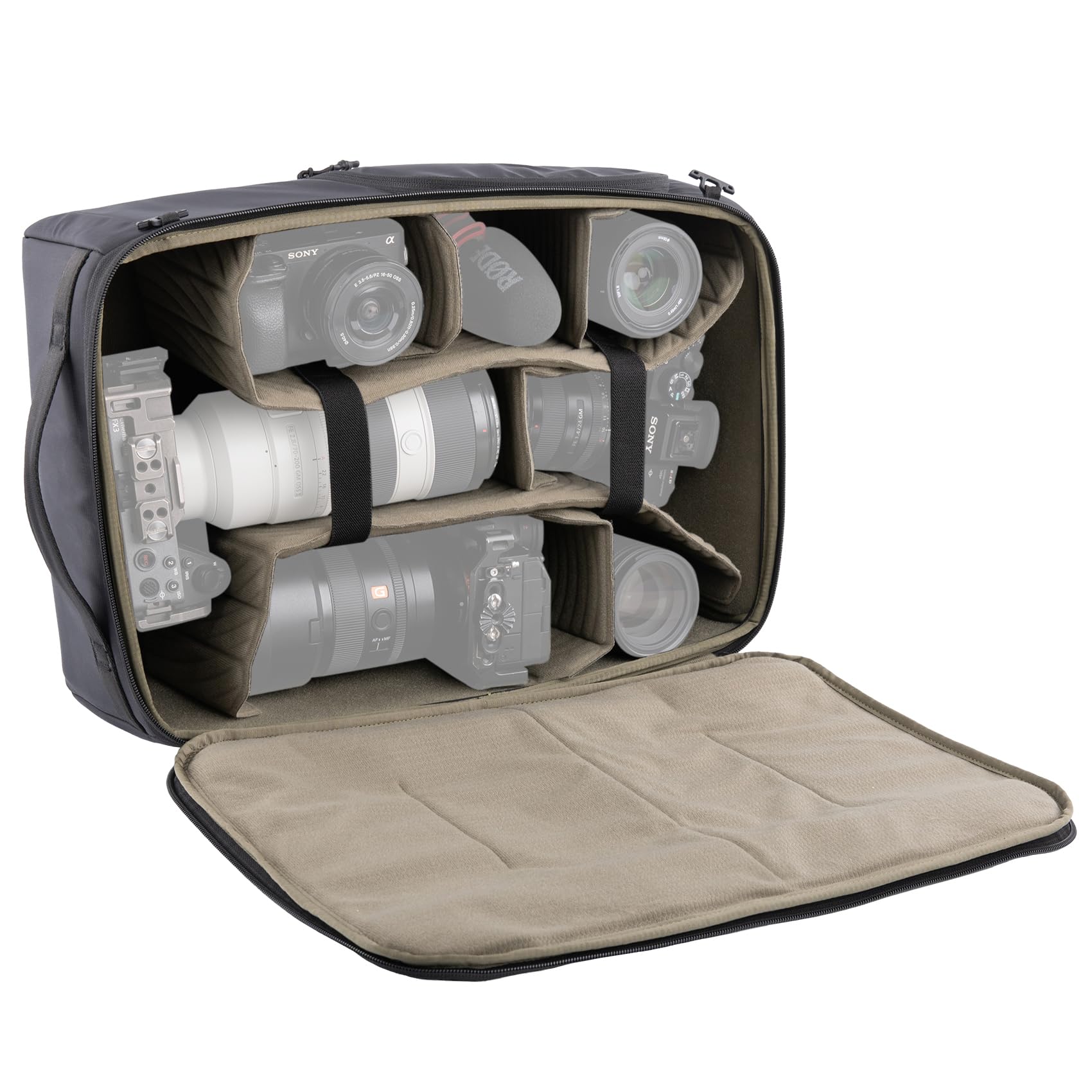 Amazon.com : PGYTECH Large Camera Insert Bag, Waterproof Lens Pouch for ...