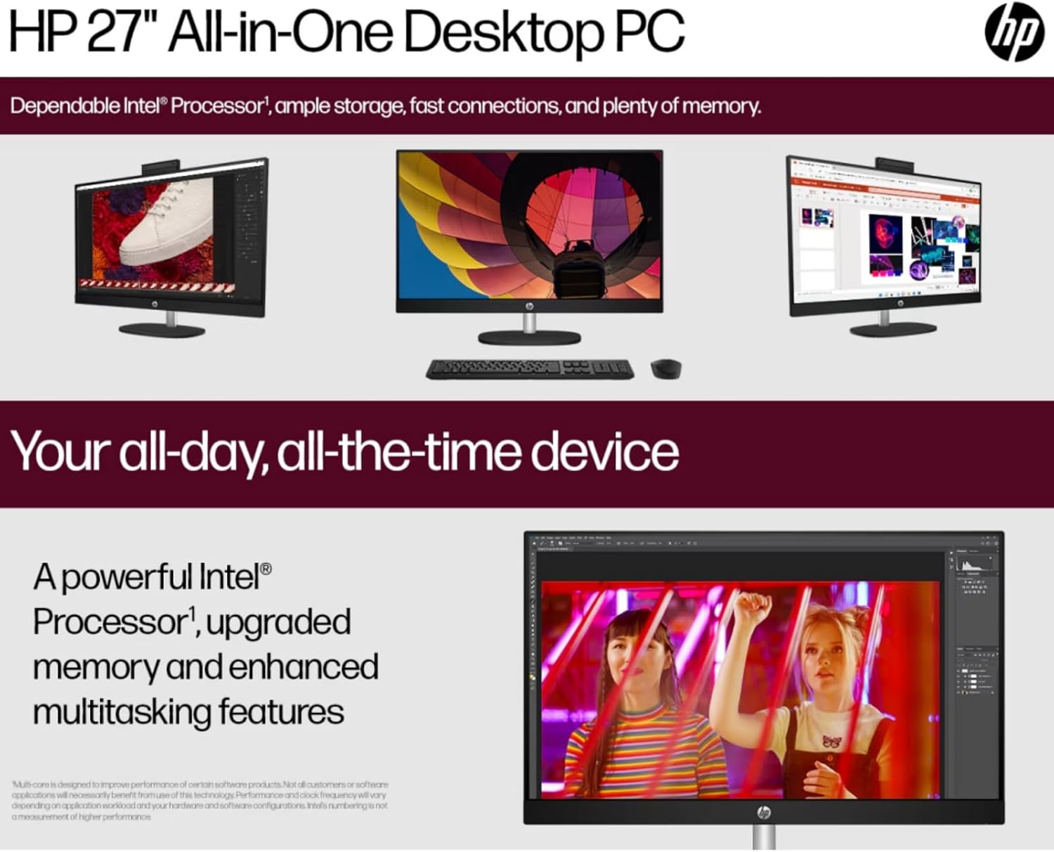 HP 27 inch Touchscreen All in One Desktop Computer, Sri Lanka | Ubuy