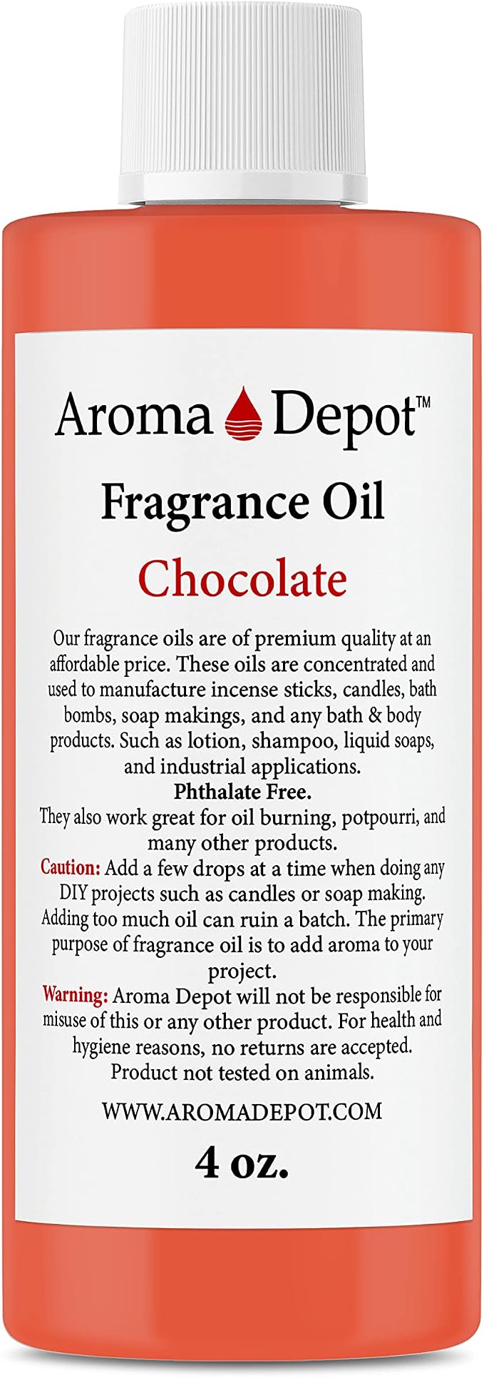 Amazon.com: Chocolate Fragrance Oil 4 oz. Perfume Skin Oil, Scented Oil ...