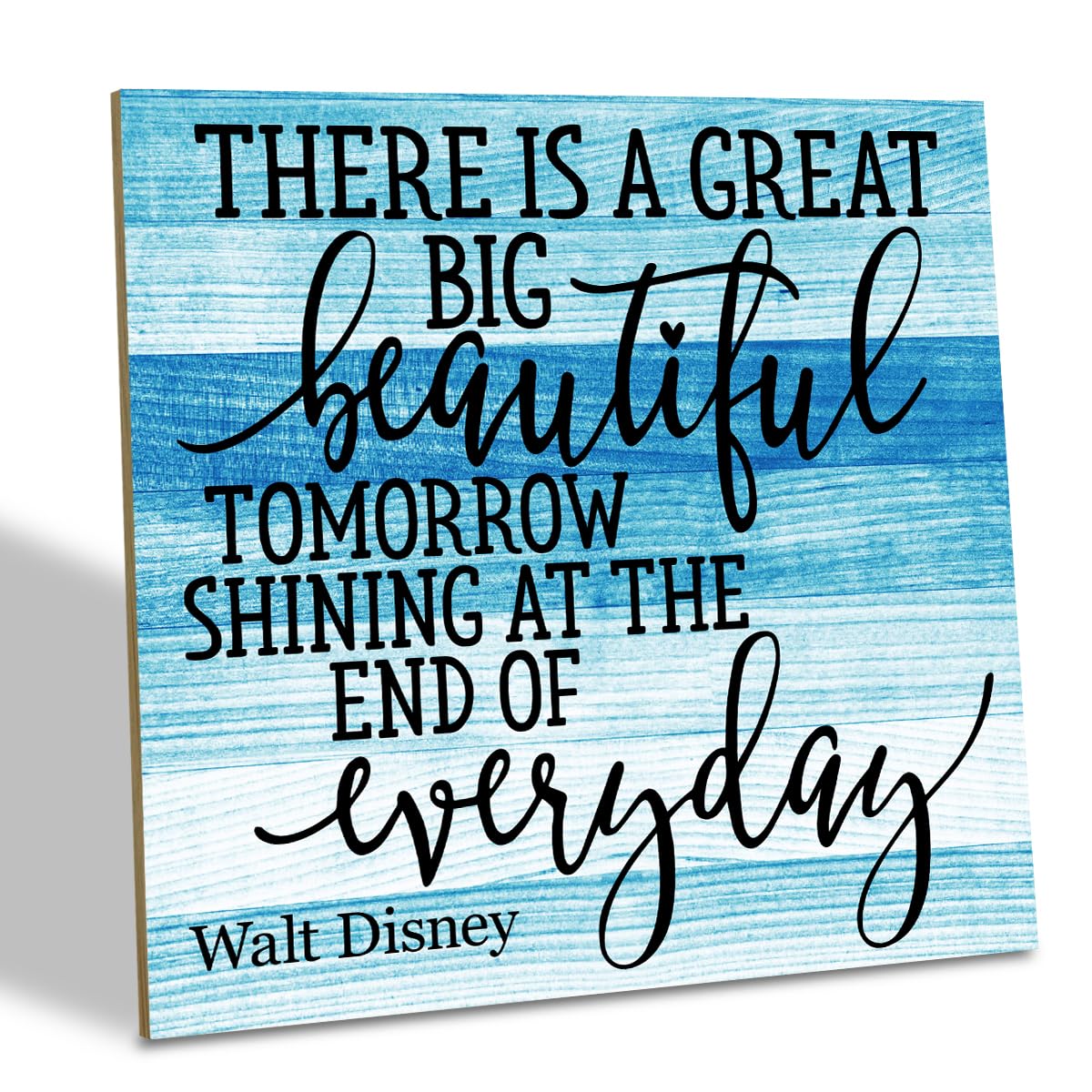 Amazon.com: Positive Quote Sign, There's A Great Big Beautiful Tomorrow ...