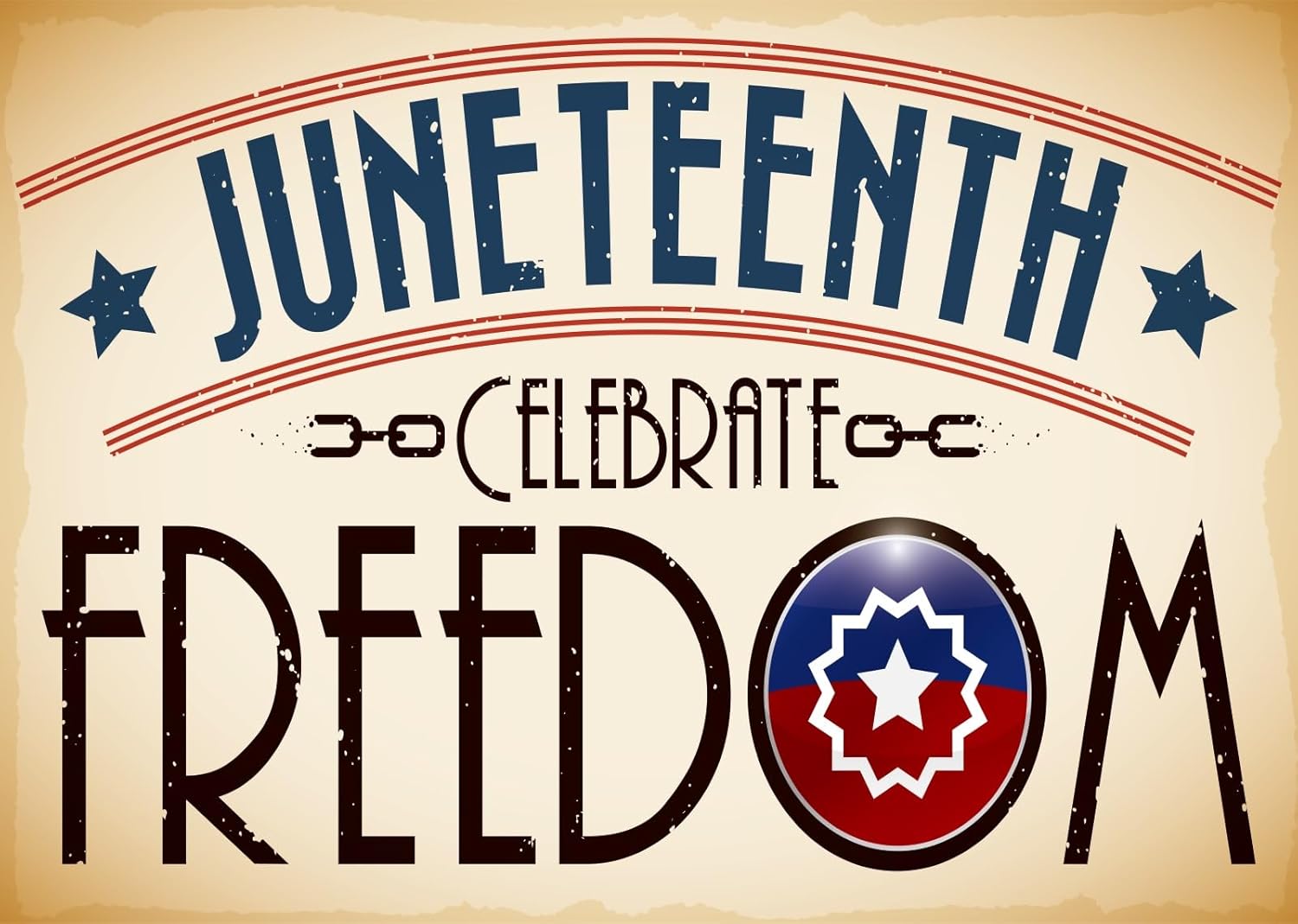 Amazon.com : BELECO 15x8ft Fabric Juneteenth Backdrop June 19 1865 ...