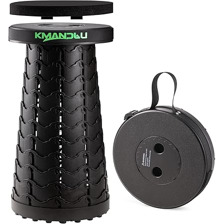 Amazon.com: KMANDLU Upgraded Folding Camping Stool, Portable ...