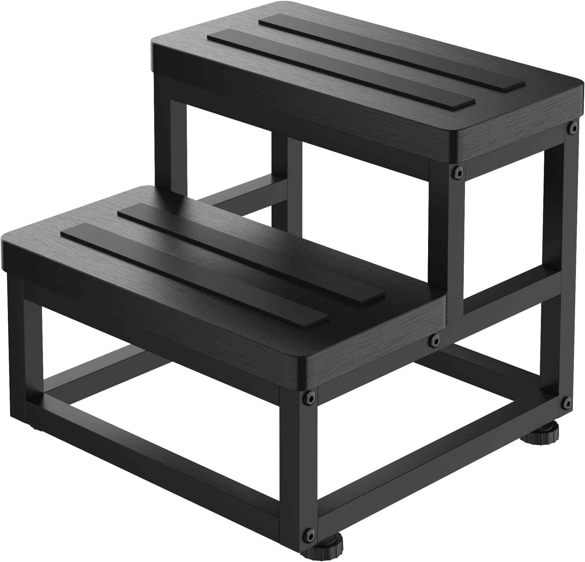 Amazon.com: Home Basics 2-Stair Step Stool, Holds Up to 250 Lbs ...