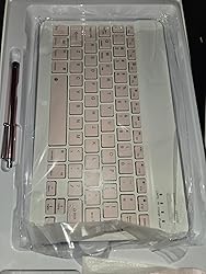 Amazon.com : ZZB 2 in 1 Tablet with Keyboard Case Mouse Stylus Pen, 10 ...
