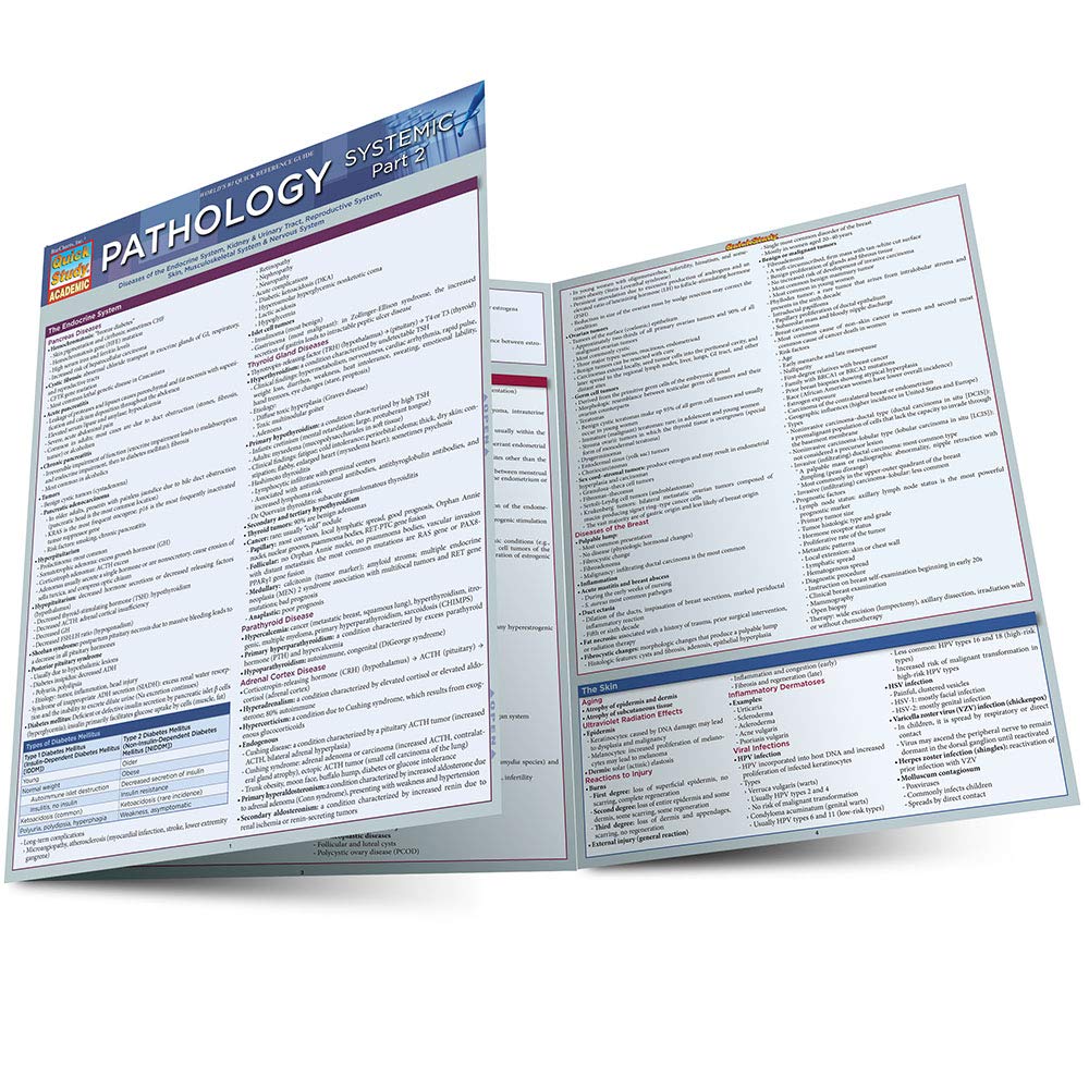 Pathology: Systemic 2 (Quick Study Academic): BarCharts, Inc ...