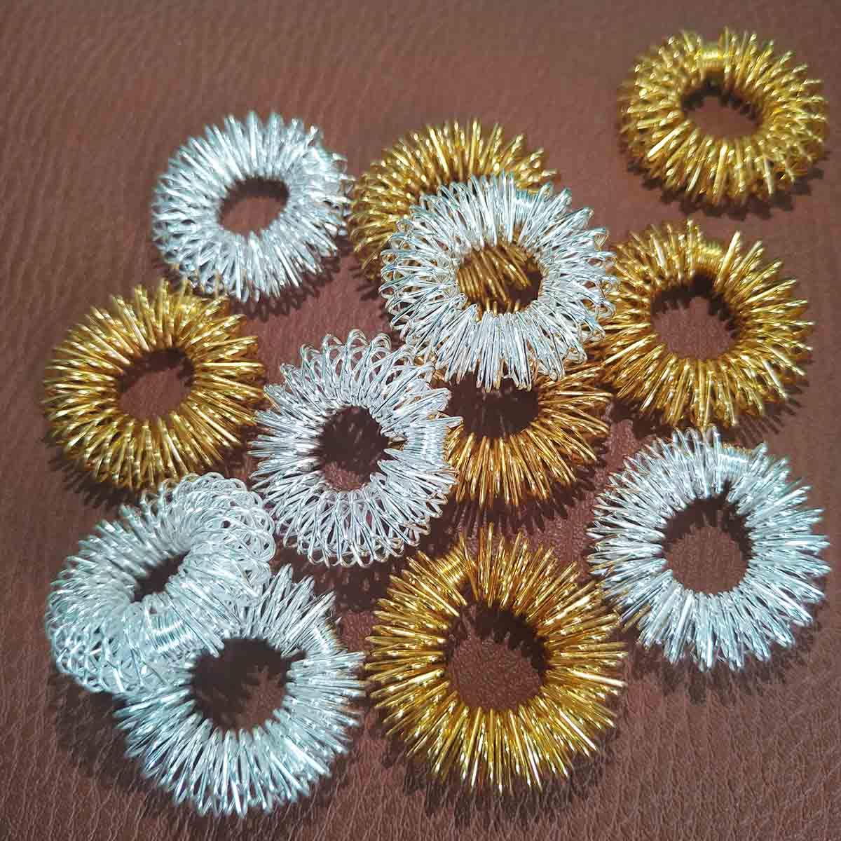 Snapklik.com : 12 Packs Spiky Sensory Finger Rings ,Fidget Rings Kids ...