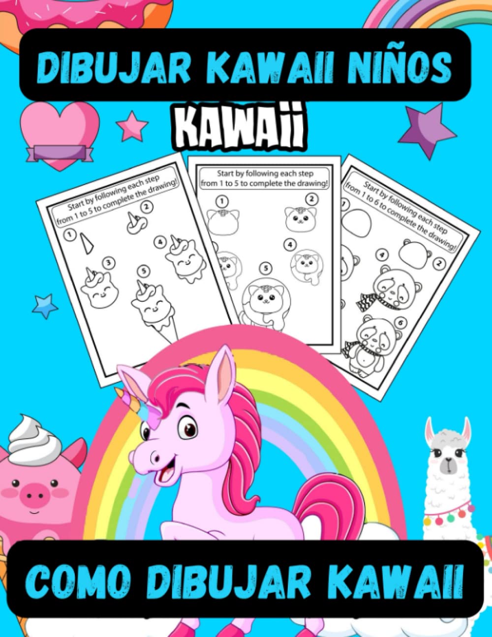 Como Dibujar Kawaii Libro Para Aprender A Dibujar Y Colorear