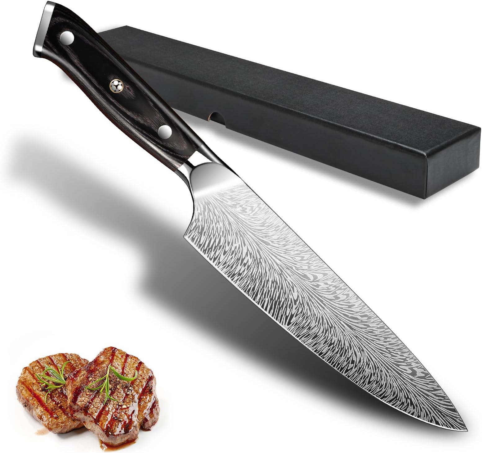 Amazon.com: AYANICA Kitchen Knife 7 inch High Carbon Stainless Steel ...