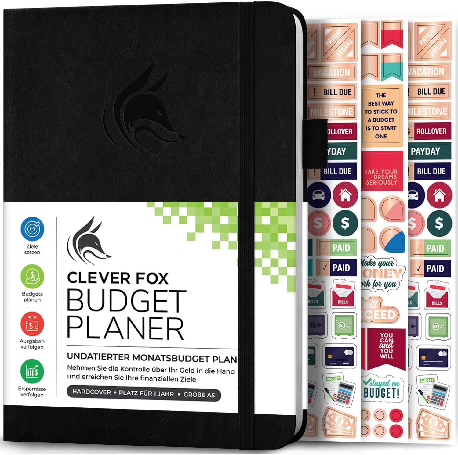 BIROYAL Budget Planer Deutsch - 96 Seiten Undatiert Finanzplaner ...