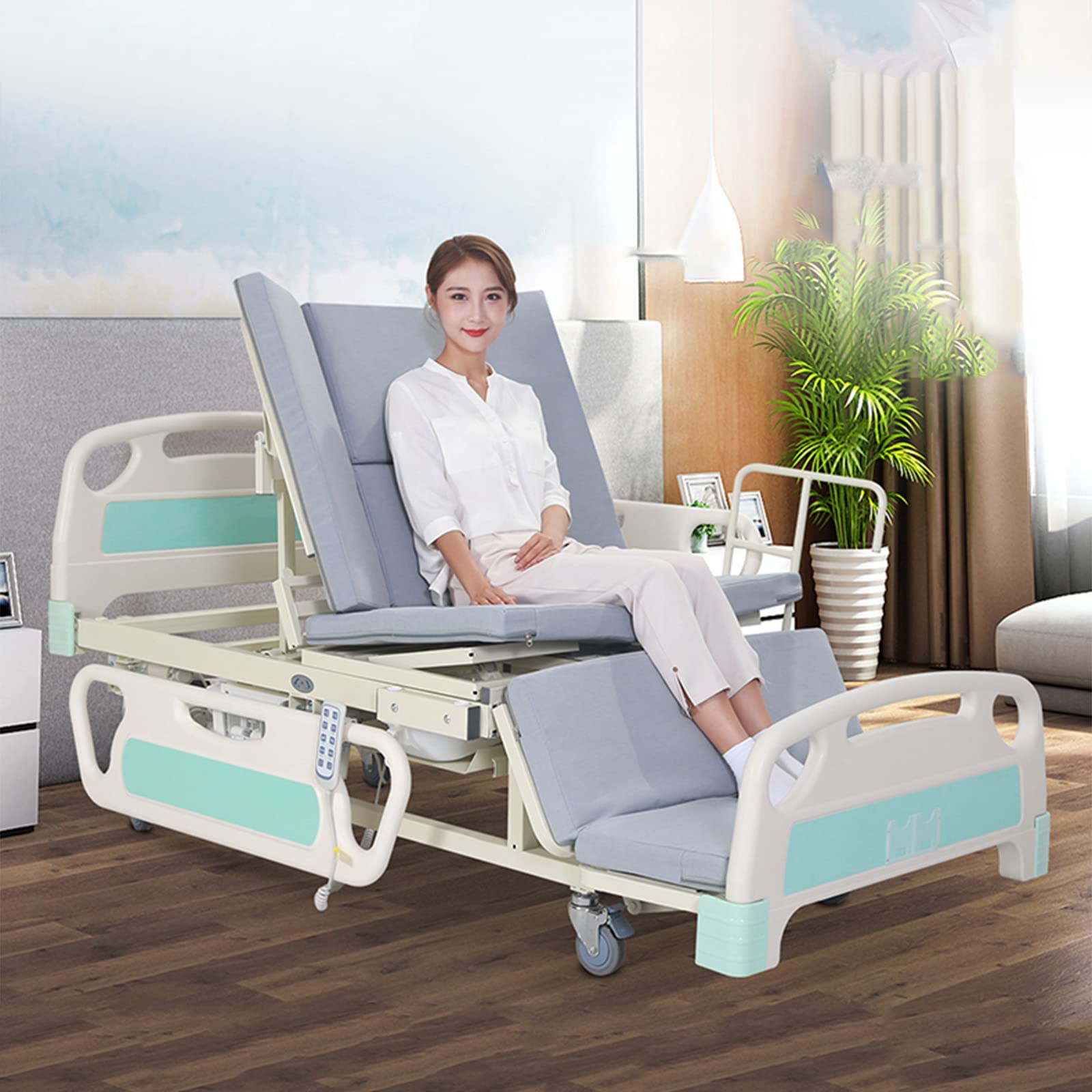 Buy Multi-Functional Electric Nursing Bed, Home Electric Turn Over Bed ...