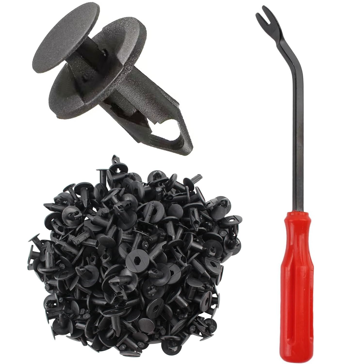 Amazon.com: GUIHUAMIGA 200 PCS Plastic Fender Clips, ATV UTV Body ...