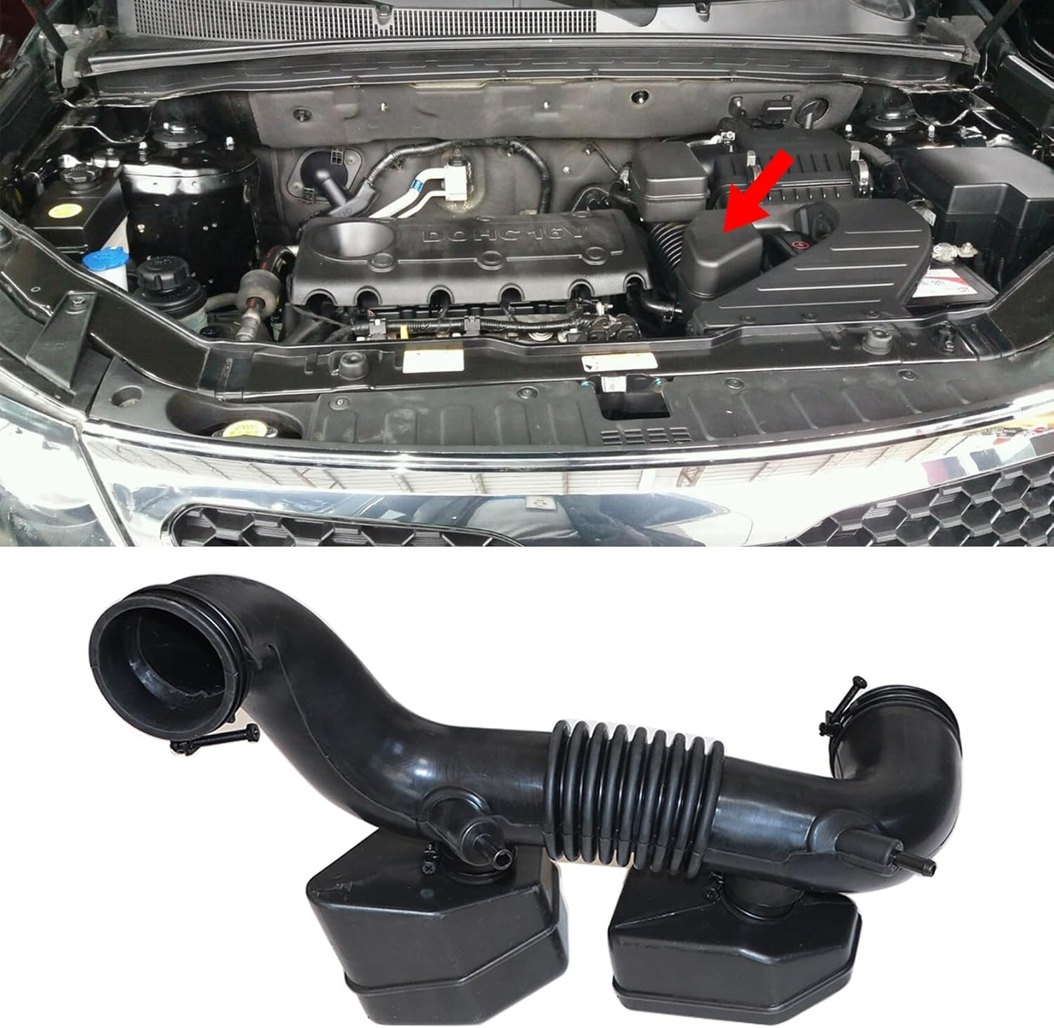 Amazon.com: FZJDSD 1PC Engine Air Cleaner Intake Hose Compatible with ...