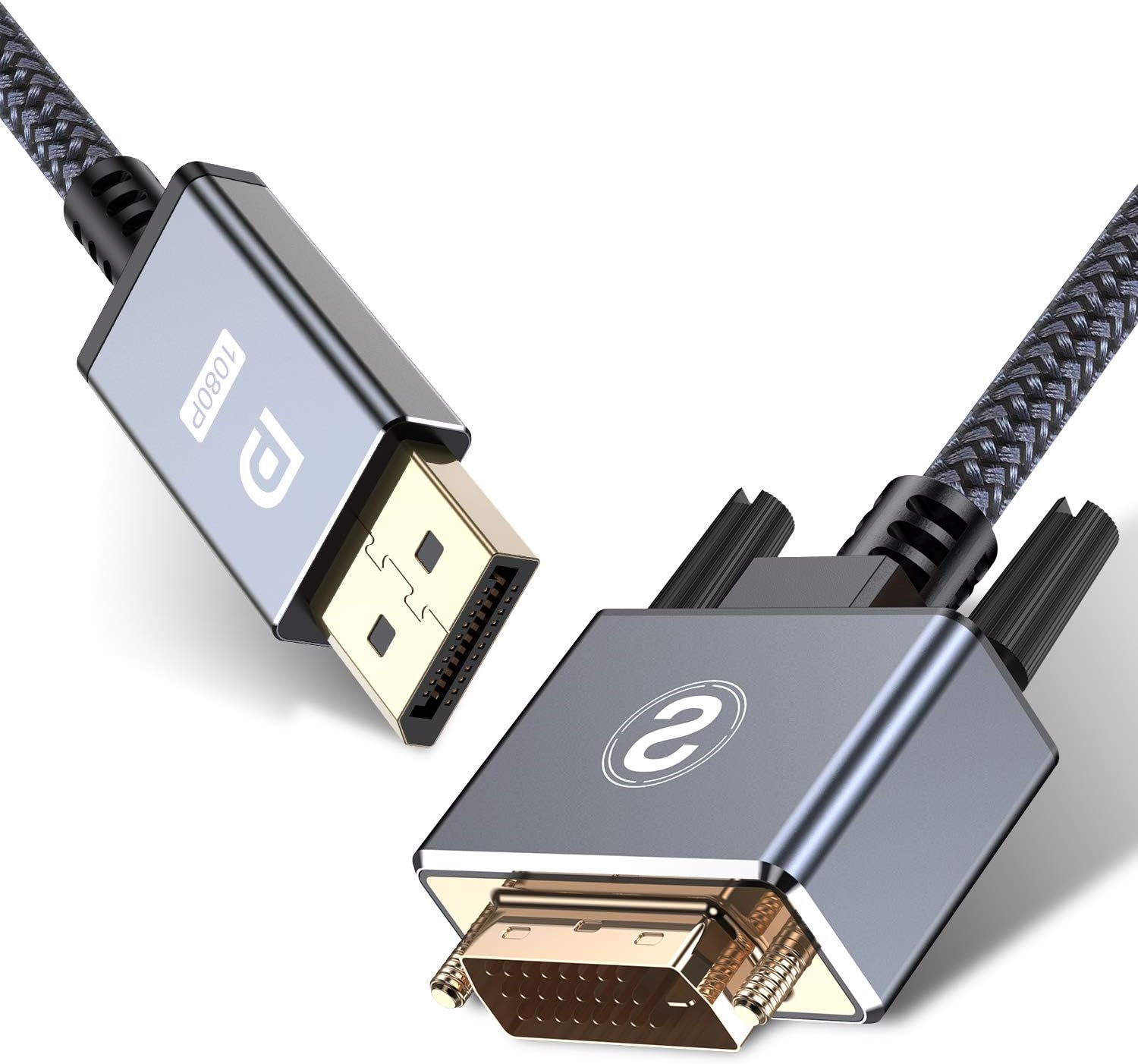 Amazon.com: Amazon Basics DisplayPort to DVI Display Cable, 1920x1080p ...